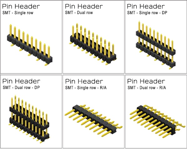 Board To Board-Pin header-2.54mm-SMT - Célion électronique - Votre ...