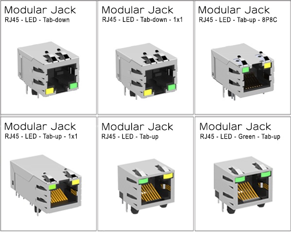 RJ45 LED - 2 - Célion électronique - Votre partenaire - Rhône-Alpes