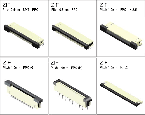 ZIF Connectors 2 - Célion électronique - Votre partenaire - Rhône-Alpes