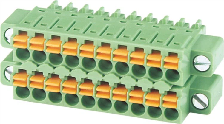 Pluggable Double Row Connector With Flange 3.5mm - Célion électronique ...